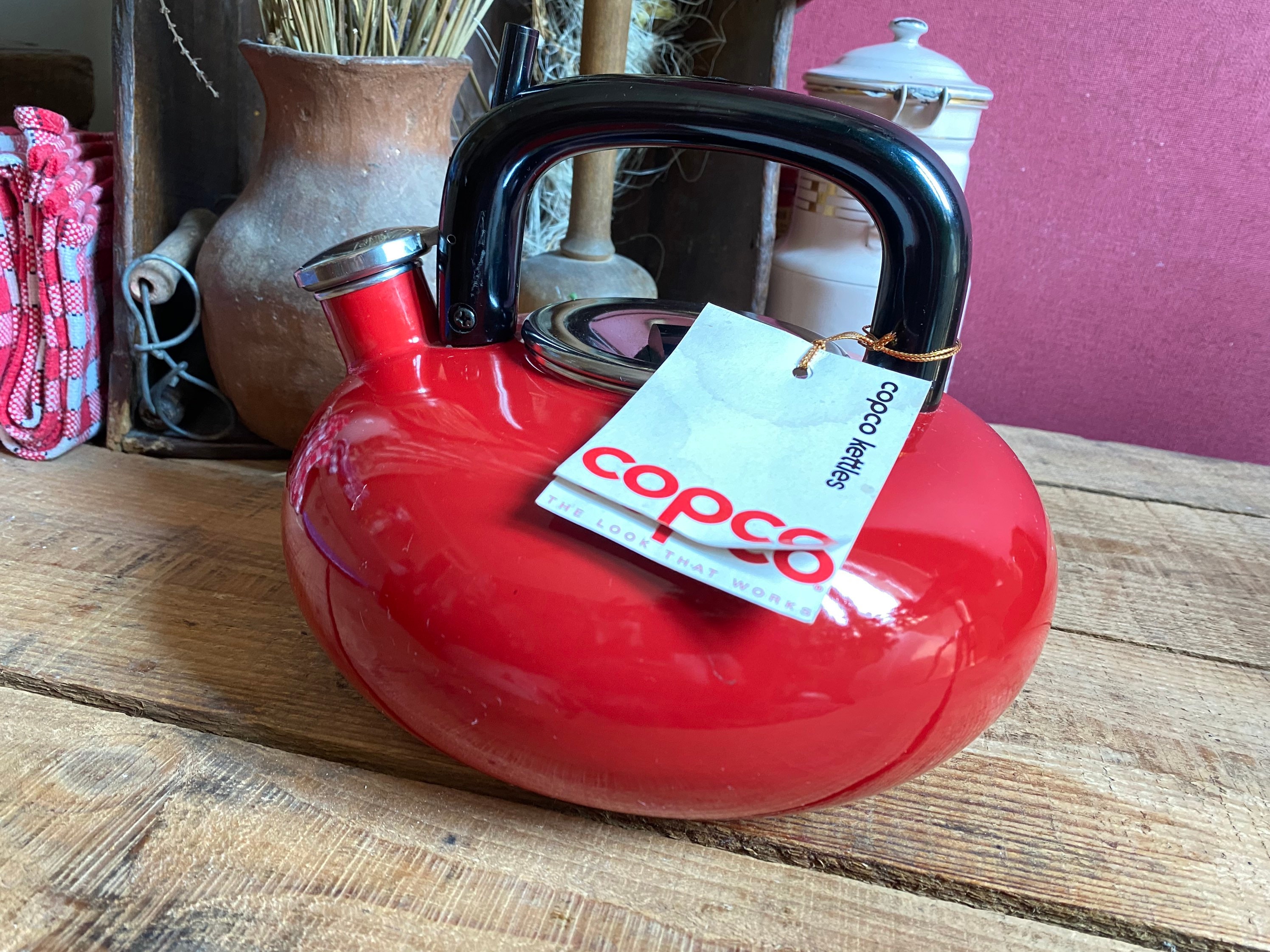 Red Tea Kettle Copco