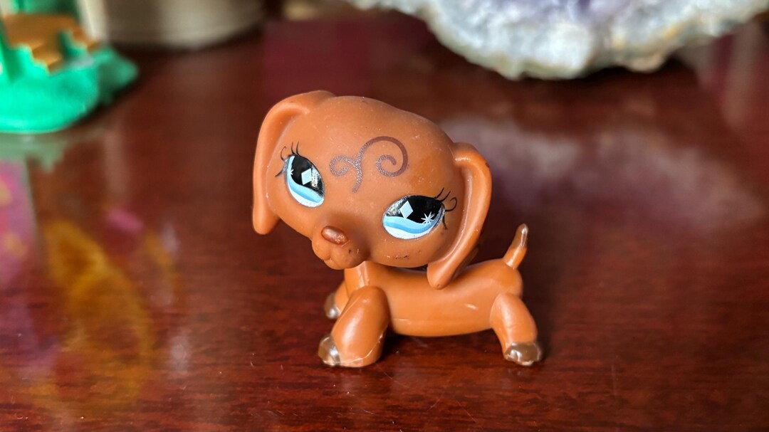 LPS #640 - Authentic Dachshund Dog Dog,dachshund Hasbro DACHSHUND ...