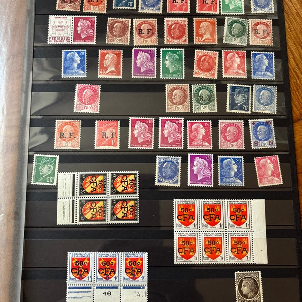 French Stamps - Etsy