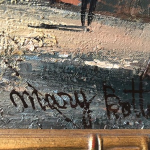 MARY BOTTO (1913 - 2002), Canvas Painting Oil Signed, - Etsy