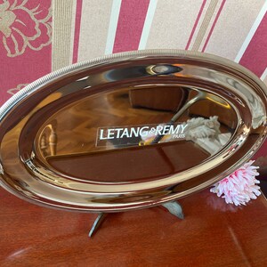 Medium Size French Tray of Letang & Remy, Letang Remy France Stainless ...