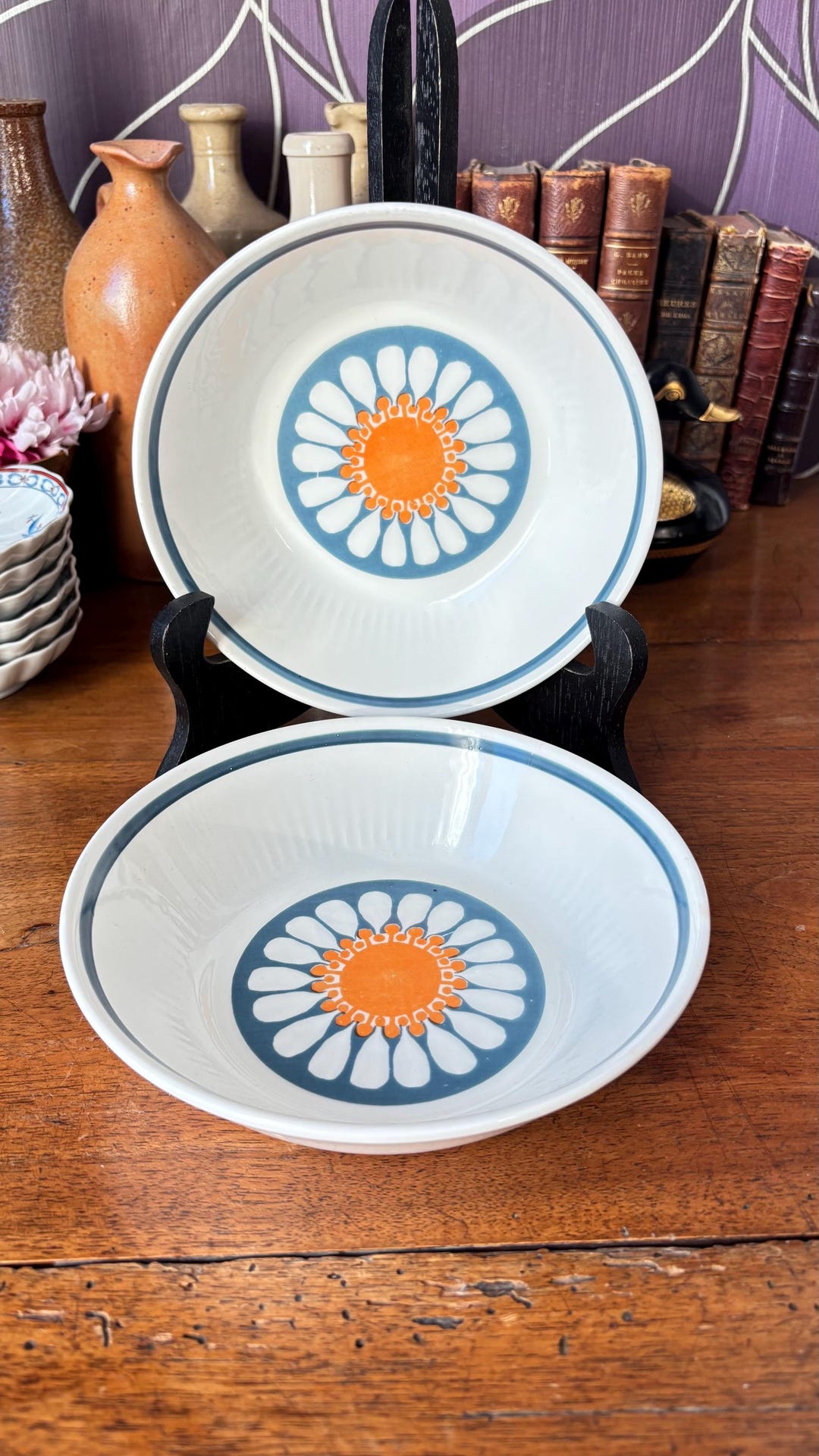 2 Vintage Norwegian Design Turi Vintage Figgjo Flint Norway 1960’s ...