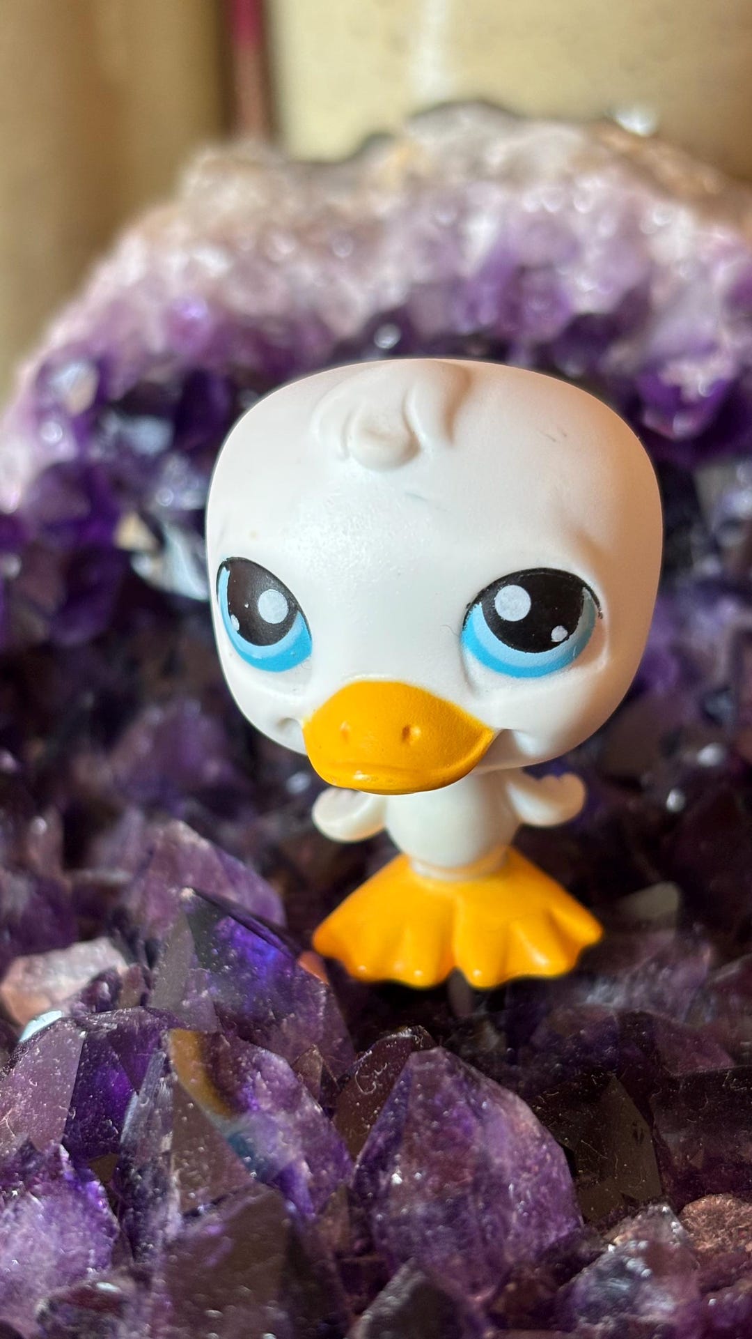 Littlest Petshop LPS White Duck #108/2004 Blue Eyes Hasbro, Authentic ...