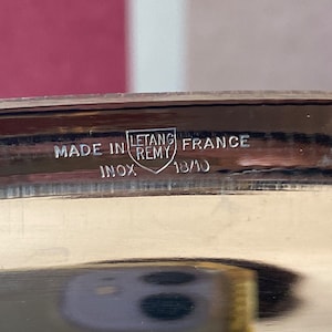 Medium Size French Tray of Letang & Remy, Letang Remy France Stainless ...