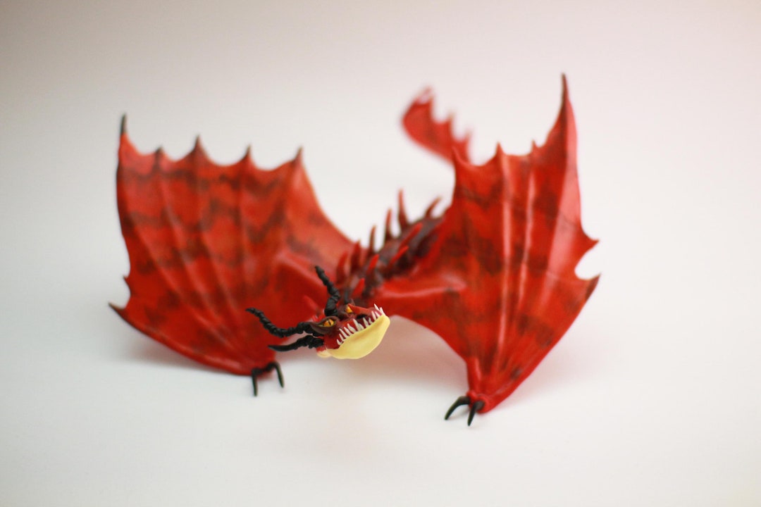 Dragon Polymer Clay HTTYD Figure How to Train Your Dragon Sculpture ...