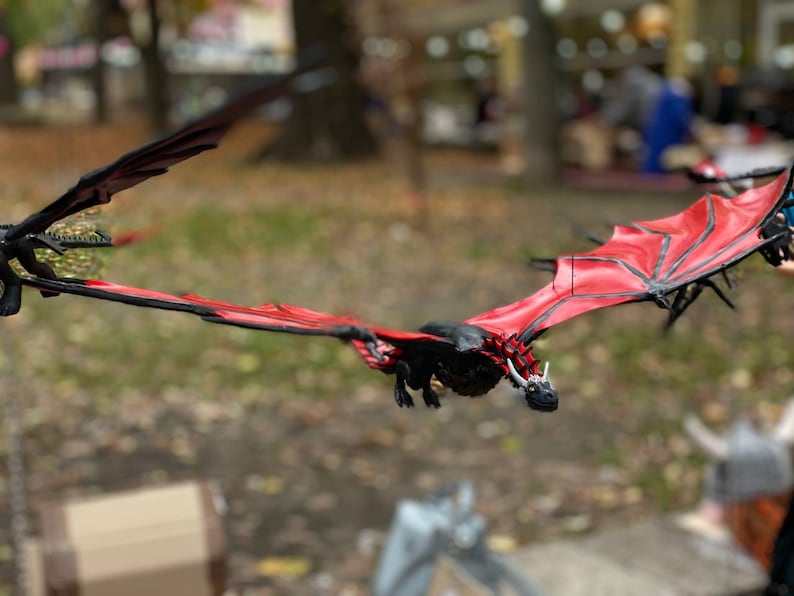 Mobile Dragon Flying Mobile Drogon Polymer Clay Dragon Flying Kinetic ...