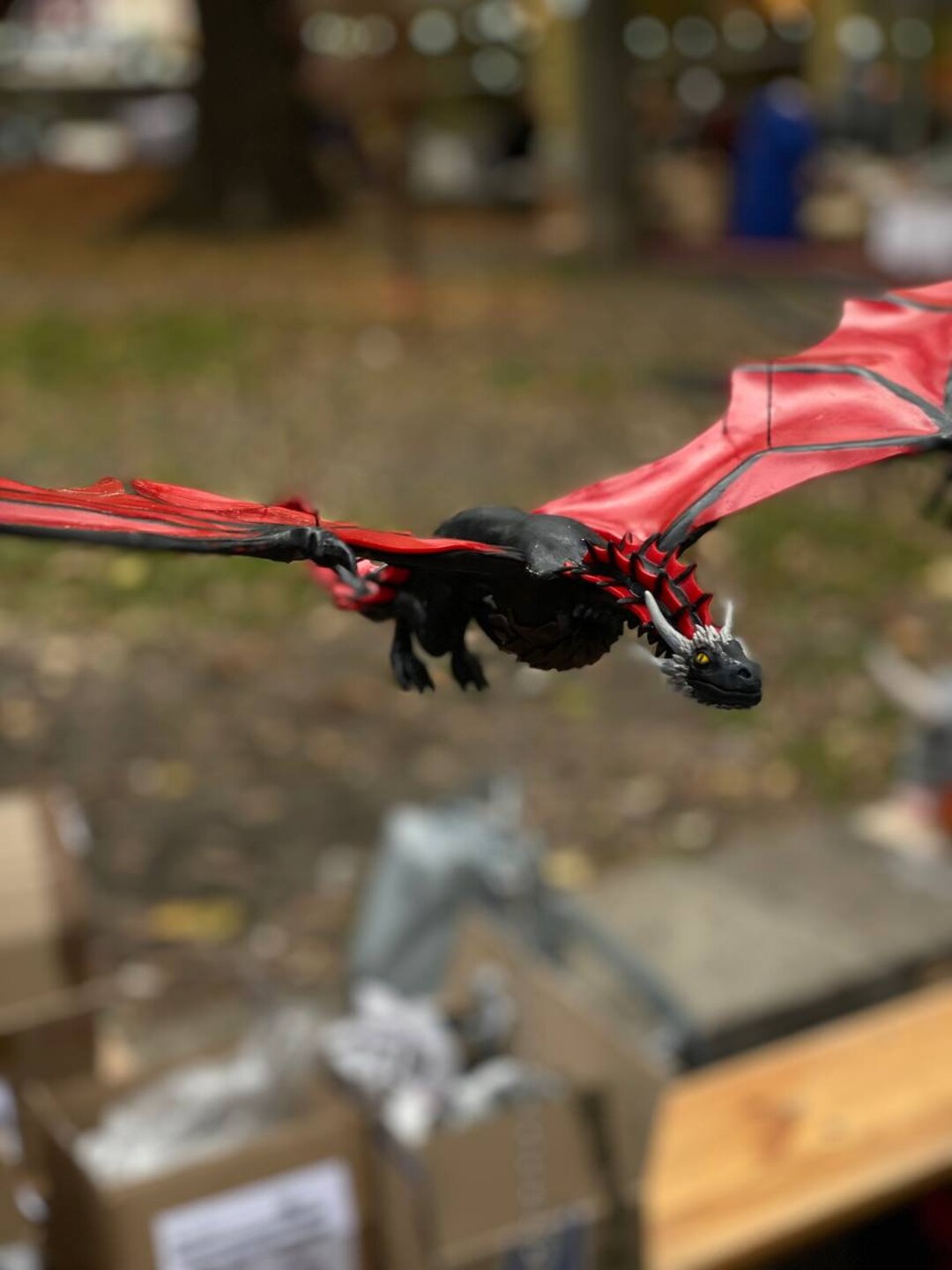 Mobile Dragon Flying Mobile Drogon Polymer Clay Dragon Flying Kinetic ...