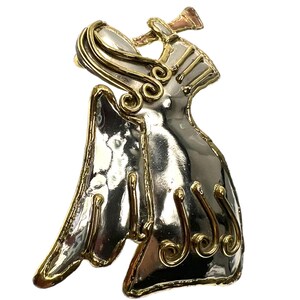 Silver Angel Brooch / Pendant -vintage Christmas Jewelry - Etsy