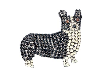 Corgi Brooch - Etsy