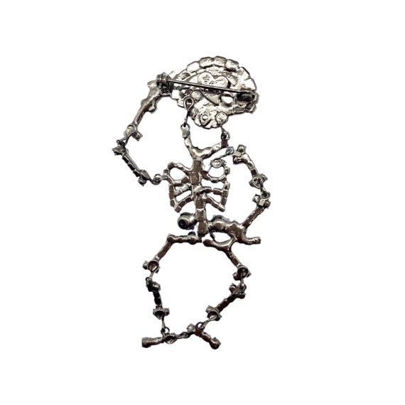 Mr. Bone-Jangles the Dancing Skeleton Pin - Halloween - Gem