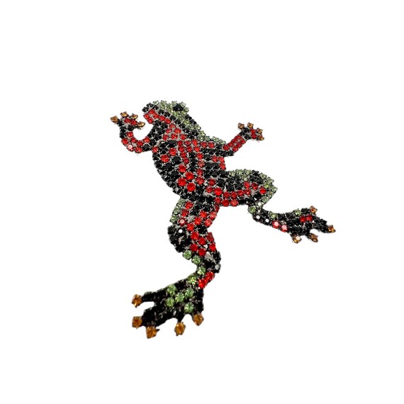 Fire Bellied Toad Brooch / Amphibian Jewelry / von Wa… - Gem