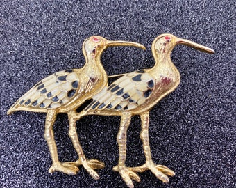 Stork Brooch Pin | Etsy