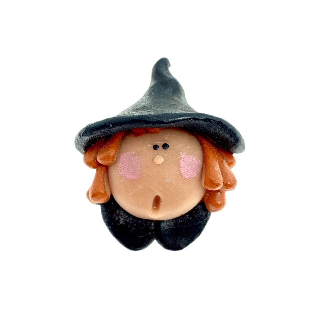 Vintage Witch Brooch / Handmade OOAK Polymer Clay - Etsy