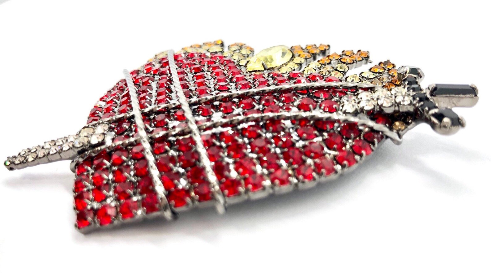 Vibrant Sacred Heart With Dagger Brooch | Etsy