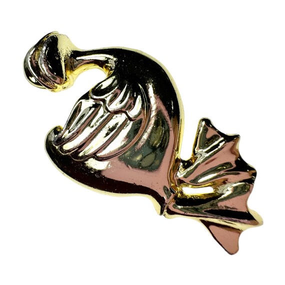 Vintage Duck Pin / 80s Jewelry - Gem