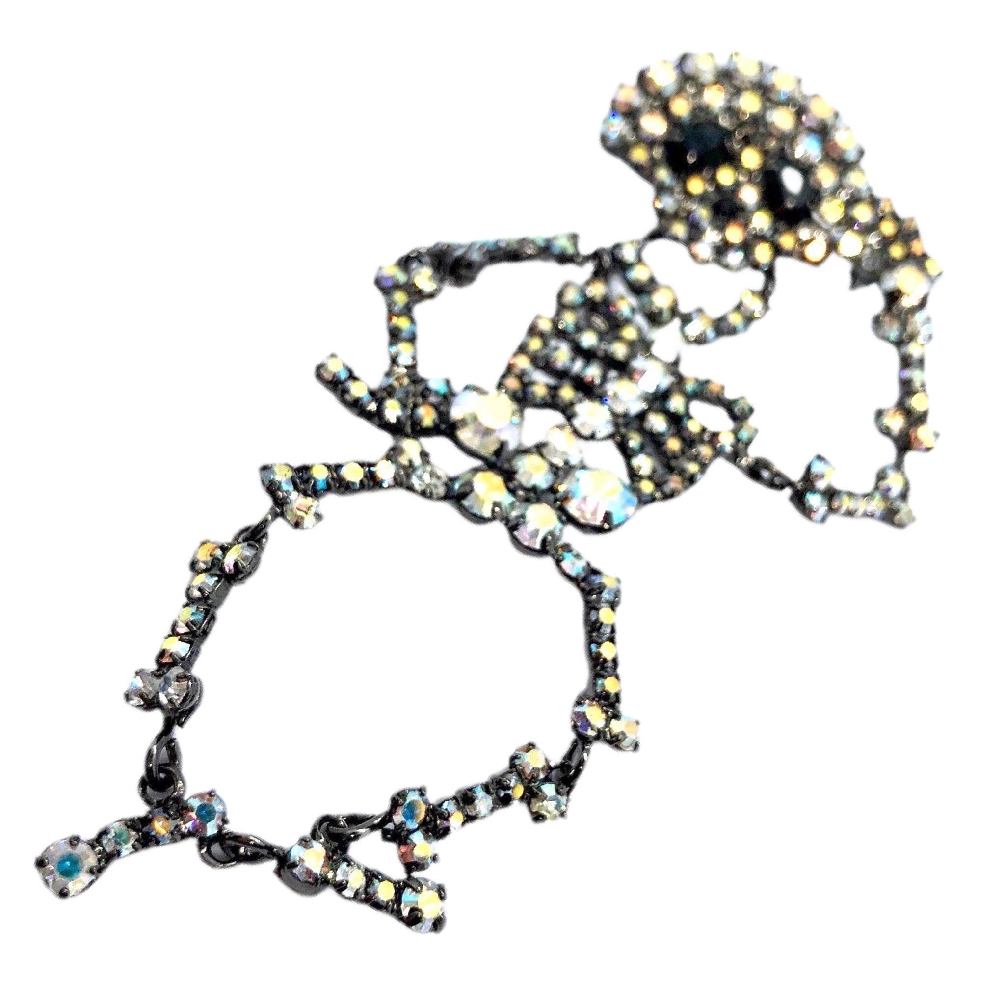 Mr. Bone-jangles the Dancing Skeleton Pin - Halloween - Etsy