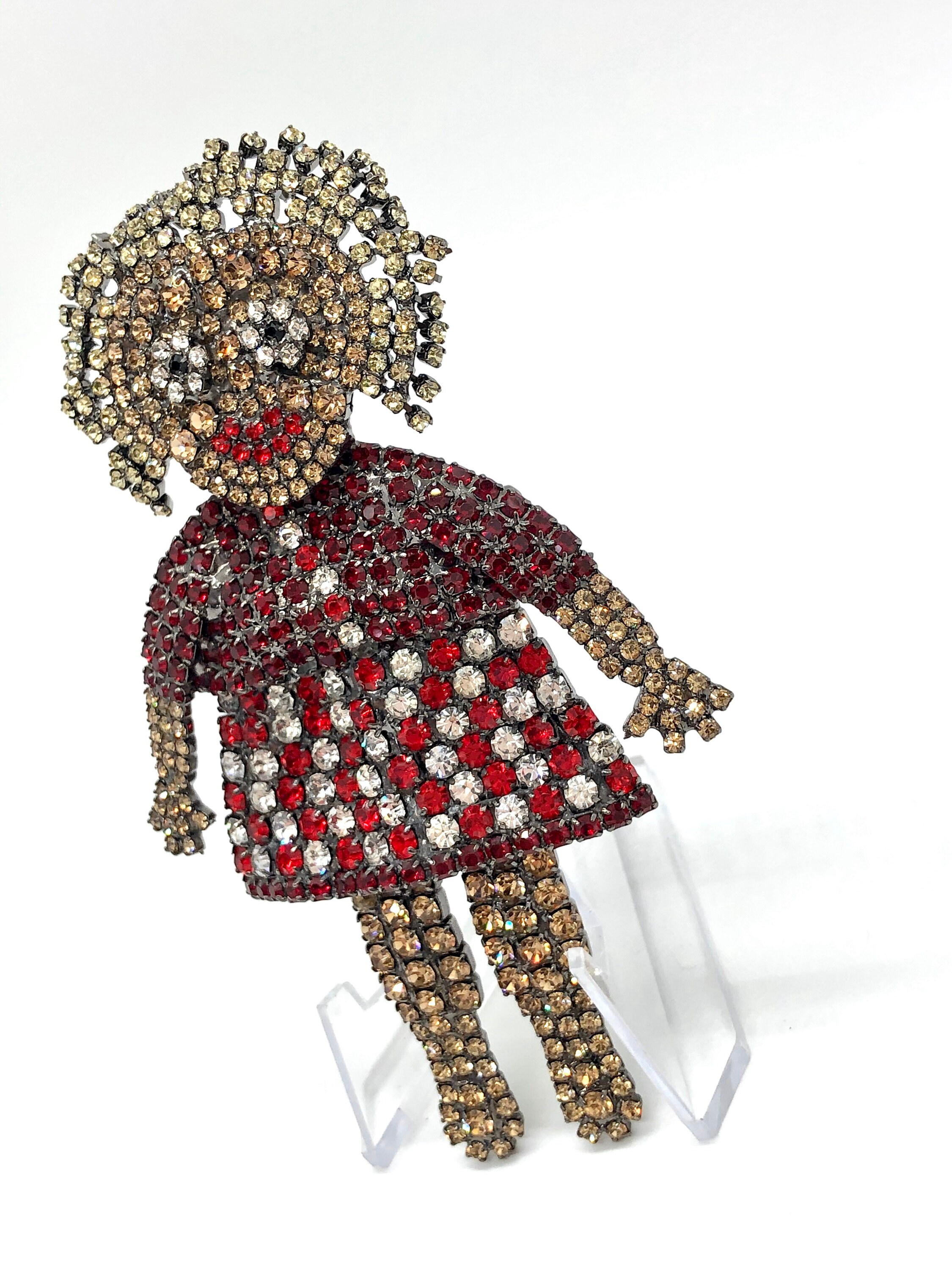 Frozen Charlotte Brooch - Retro Dolly Pin - Etsy