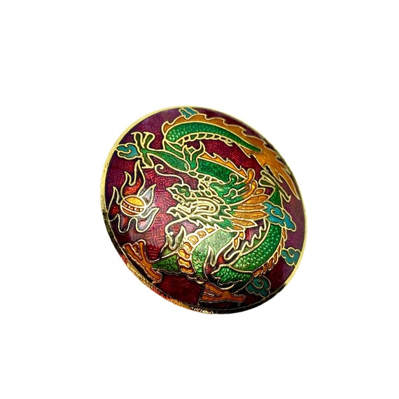 vintage 70s dragon prin - Gem