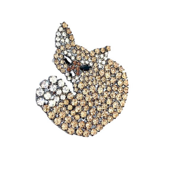 Fennec Fox Pin - Adorable Exotic Pet Brooch - Gem