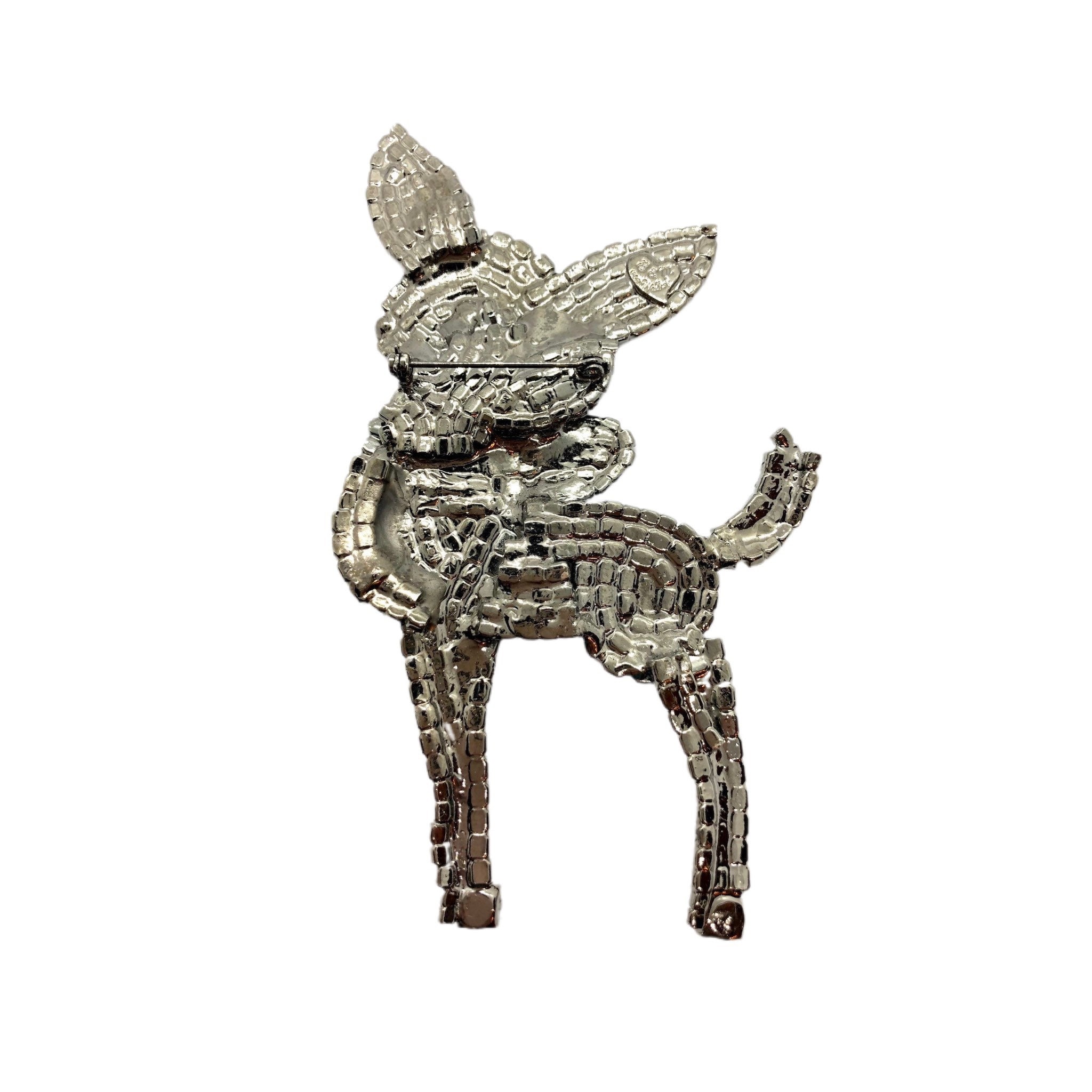 Rhinestone Reindeer Brooch - Christmas Jewelry - Holiday Deer Pin - Etsy