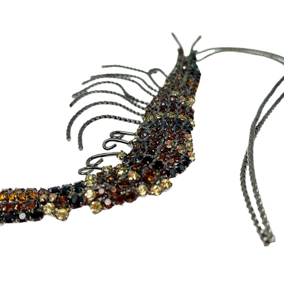 Tiger Prawn Brooch - Shrimp Pin - Bettina von Walhof … - Gem