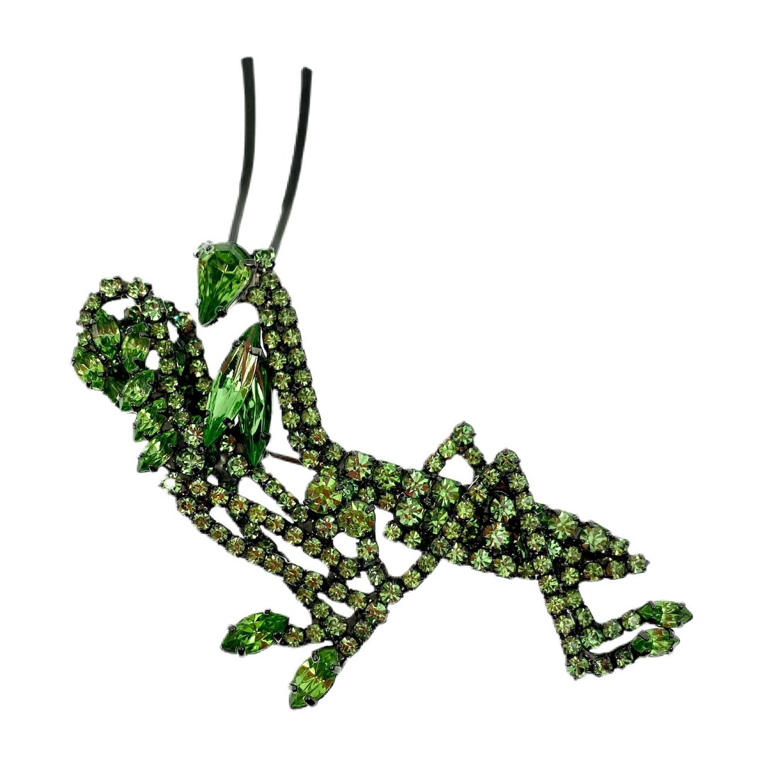 Stunning Praying Mantis Brooch / Mantis Pin / Insect Jewelry - Etsy