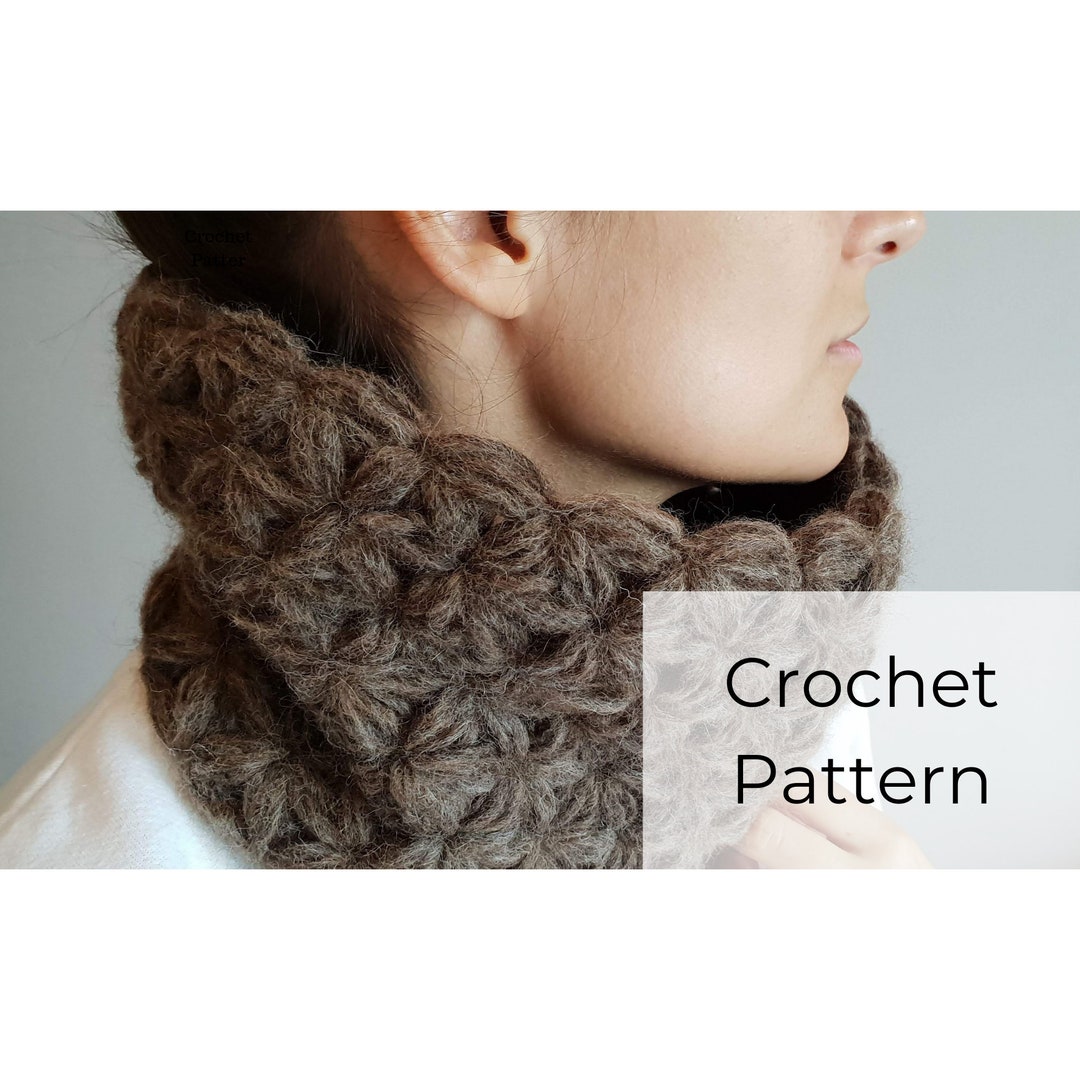 INTERMEDIATE Crochet Pattern • Cowl Pattern • Scarf Pattern • Jasmine ...