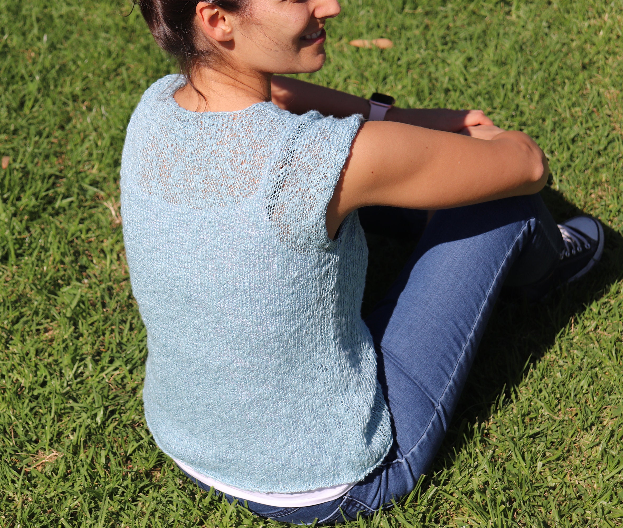 EASY Knit Pattern Easy Knit Top Spring/summer Wearable - Etsy