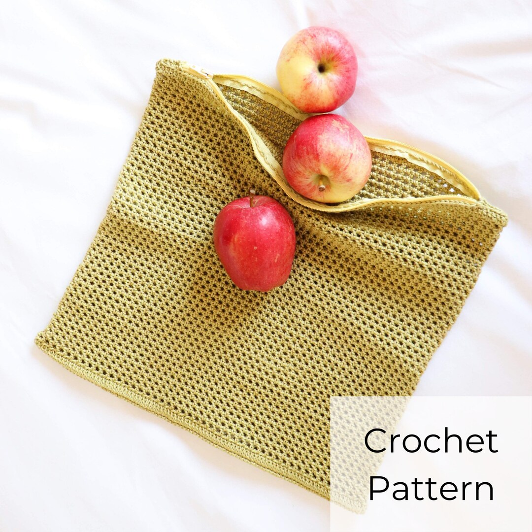 BASIC Crochet Pattern • Eco-friendly Bag • Reusable Bag • Handmade Bag ...