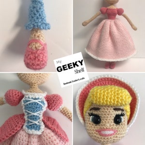 PATTERN Bo Peep Amigurumi / Amigurumi Crochet Doll Pattern / Bo Peep ...
