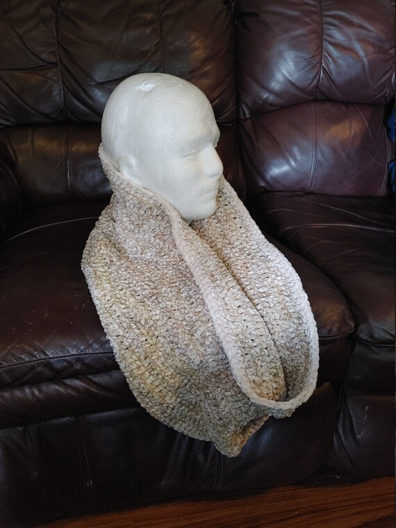 Beige Infinity Scarf | Etsy