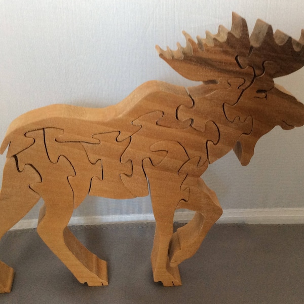 Moose Puzzle - Etsy