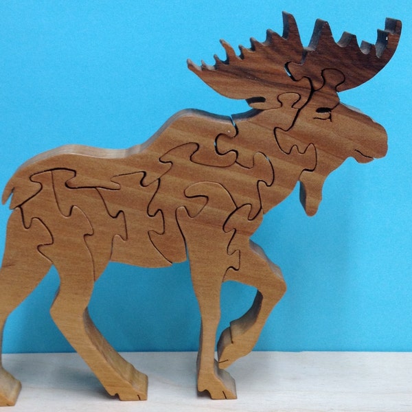 Wood Animal Puzzle - Etsy