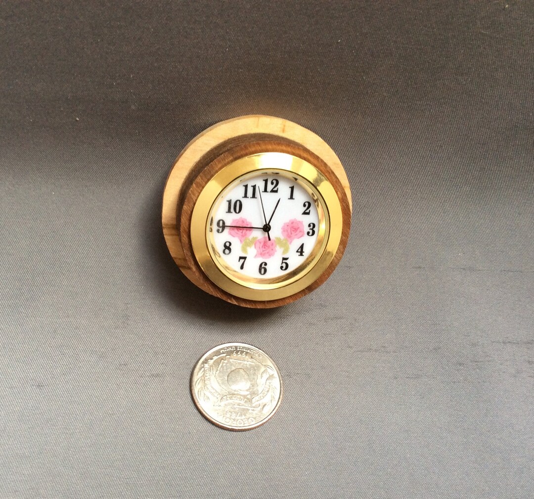 Clock, Minature Clock, Clock in Box, Desk Item, Office Decor, Birthay ...