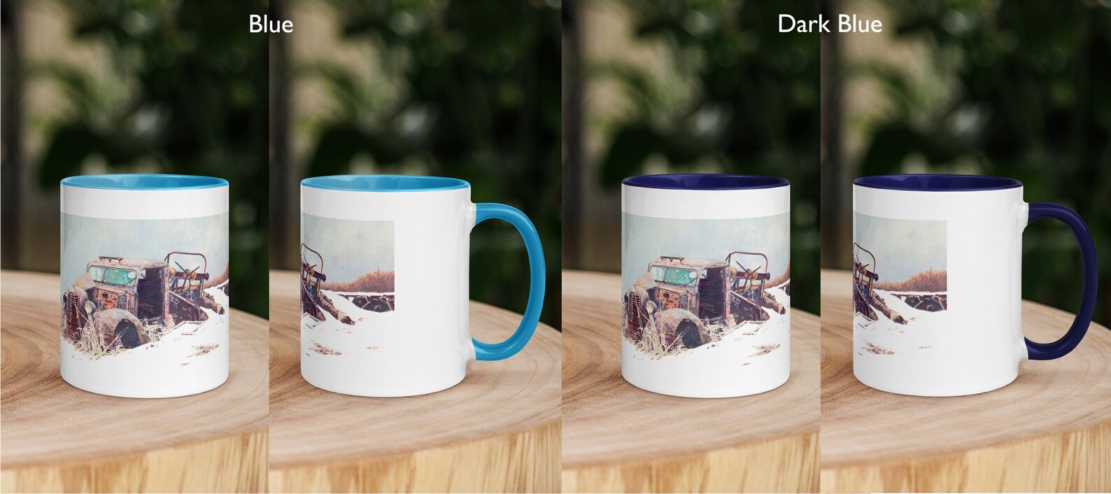 Ceramic Mug With Copy of an Original Drawing of a Well Digger W ...
