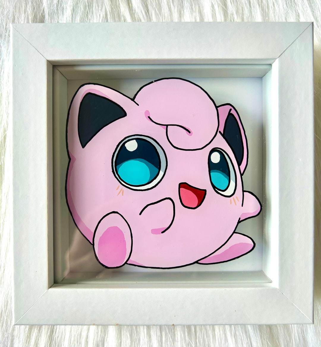 Jigglypuff Pokemon Glass Painting - Etsy