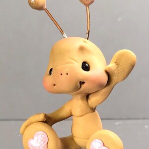 Ant Tiny Tan Ant Polymer Clay Insect Figure Sculpted Bug Figurine OOAK ...