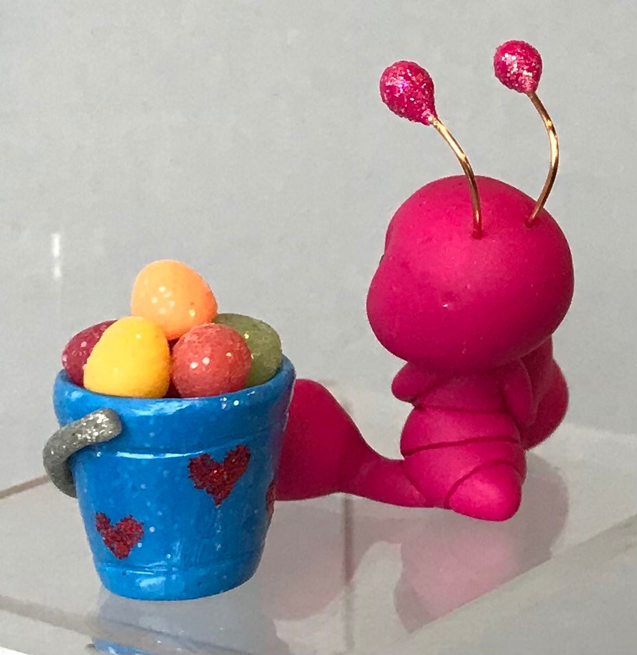 Art & Collectibles Whimsical Polymer Clay Insect Figure-Unique Sculpted ...