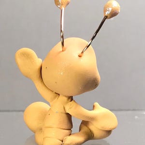 Ant Tiny Tan Ant Polymer Clay Insect Figure Sculpted Bug Figurine OOAK ...