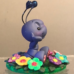 Ant in Ring of Flowers Miniature Polymer Clay Insect Figurine - Etsy