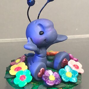 Ant in Ring of Flowers Miniature Polymer Clay Insect Figurine - Etsy