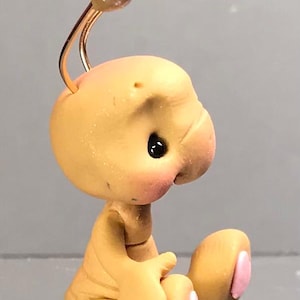 Ant Tiny Tan Ant Polymer Clay Insect Figure Sculpted Bug Figurine OOAK ...