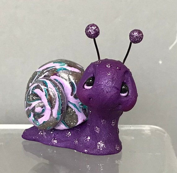 Polymer Clay Snails