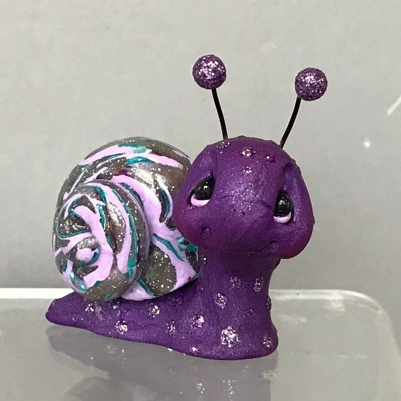 Polymer Clay Snail - Etsy