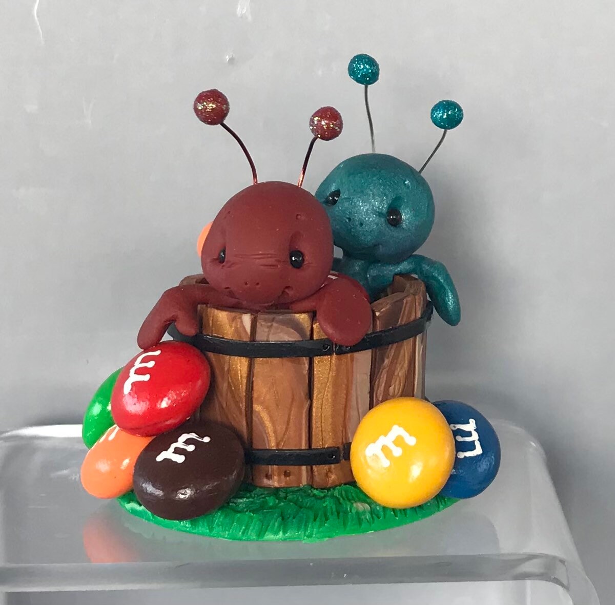 Art & Collectibles Whimsical Polymer Clay Insect Figure-Unique Sculpted ...