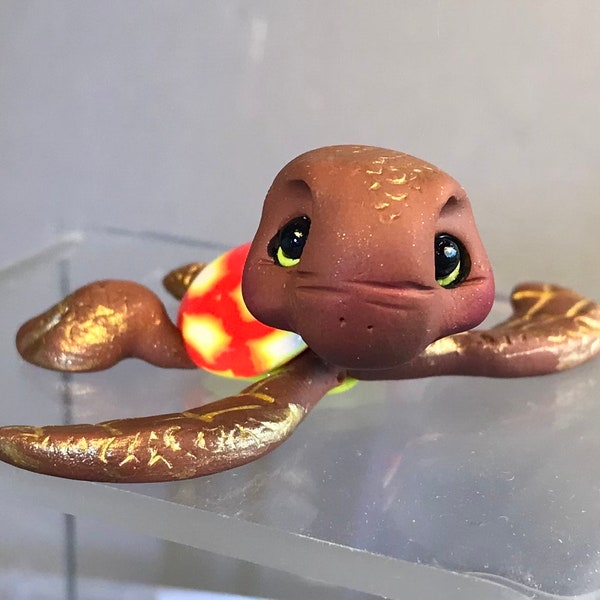 Polymer Clay Turtle - Etsy