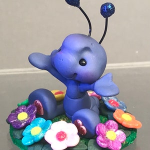 Ant in Ring of Flowers Miniature Polymer Clay Insect Figurine - Etsy