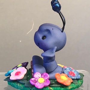 Ant in Ring of Flowers Miniature Polymer Clay Insect Figurine - Etsy