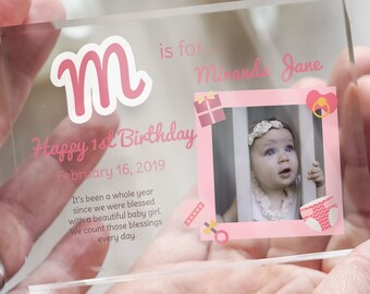 1st Birthday Photo Frame - Etsy UK