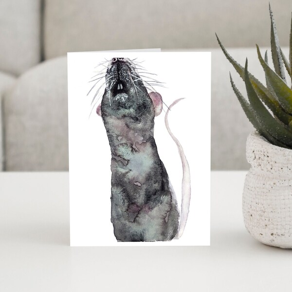 Rat Card - Etsy